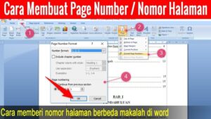 Cara Membuat Nomor Halaman Makalah di Ms. Word - Indokreasi